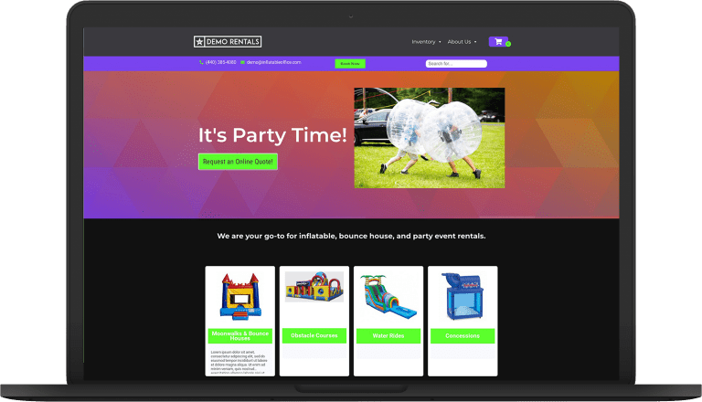 Website Themes - InflatableOffice