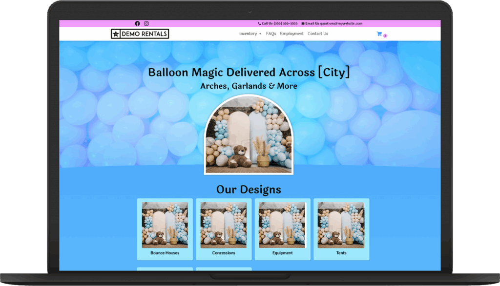 Website Themes - InflatableOffice